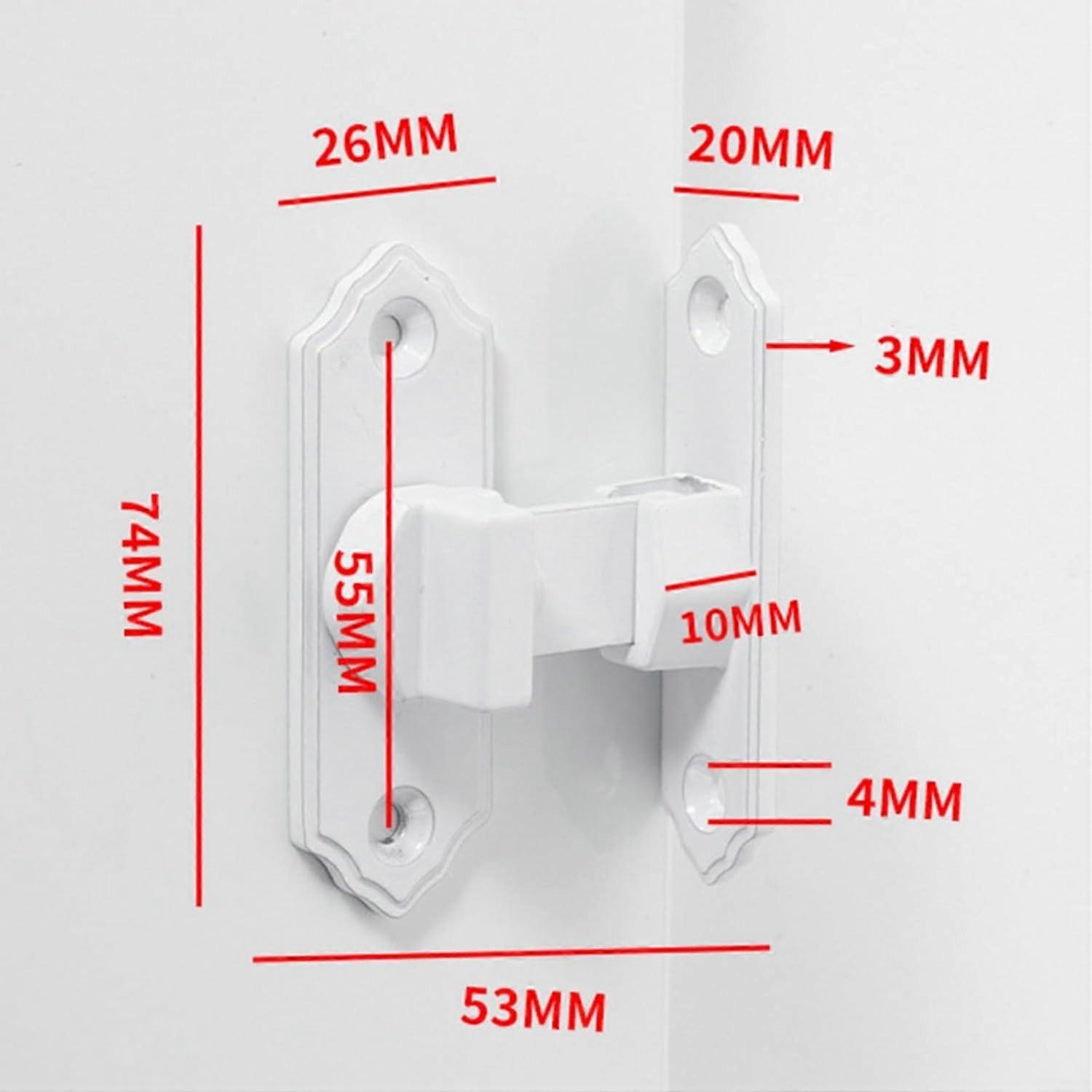 90 Degree Sliding Door Lock, Right Angle Sliding Door Lock Latch, 90 ...