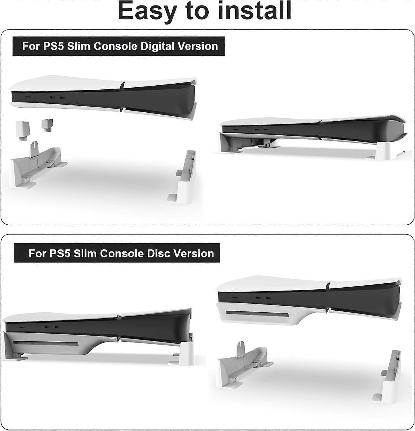 Horizontal Stand for PS5 Slim, Portable Stand FOR PS5 Slim Disc ...