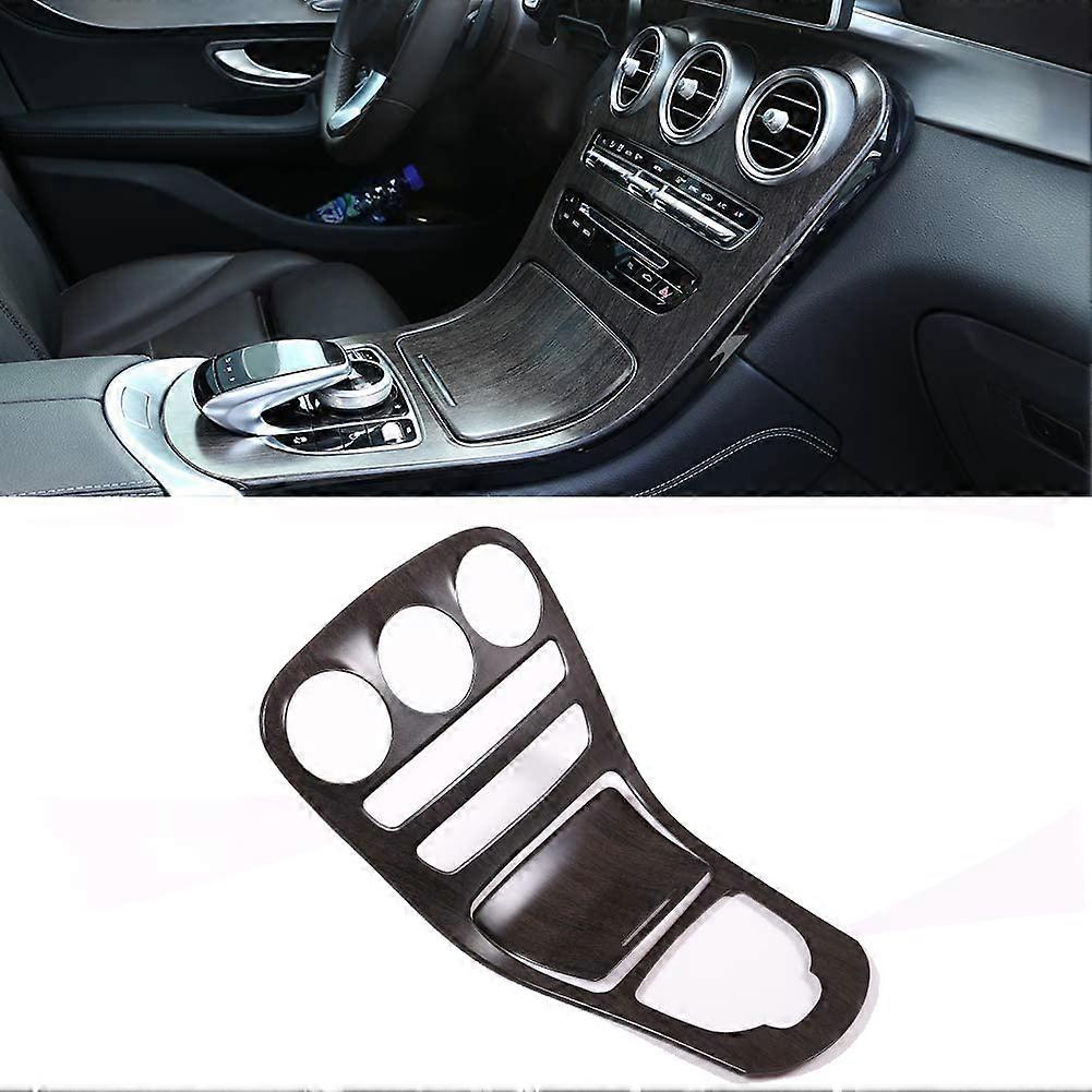 Oak Wood Car Central Control Panel Cover Decorative Frame for C Class ...