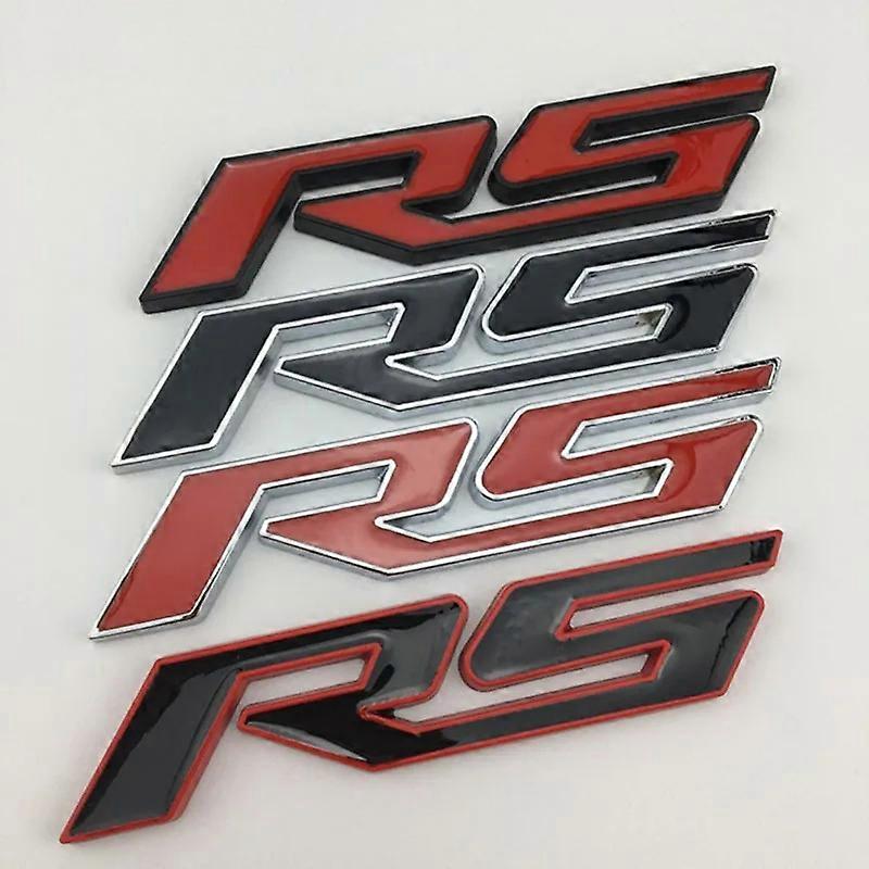 Car 3d Metal Stikcer Rs Emblem Letters Car Badge Trunk Decal For ...