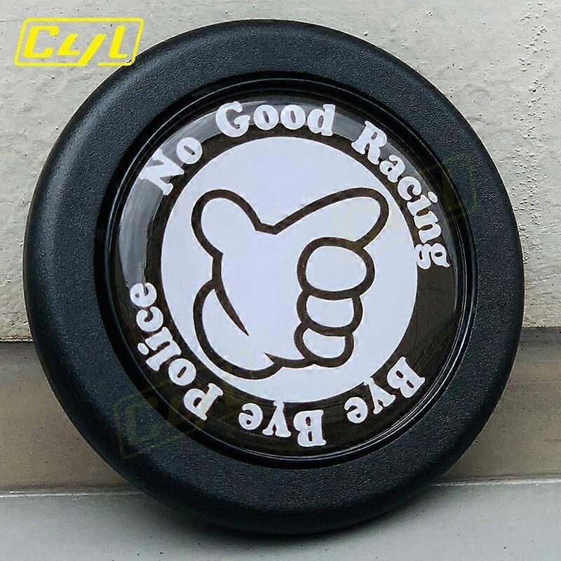 JDM No Good Racing logo Universal Car Steering Wheel Horn Button Horn ...