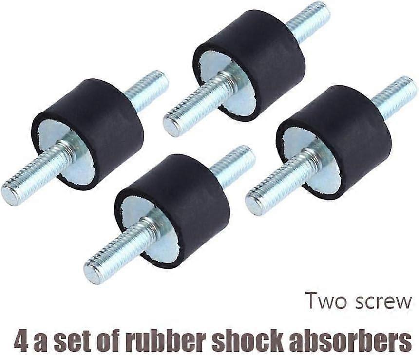 4pcs M6 Anti-vibration Rubber Isolation Mounts Air Compressor Pump ...