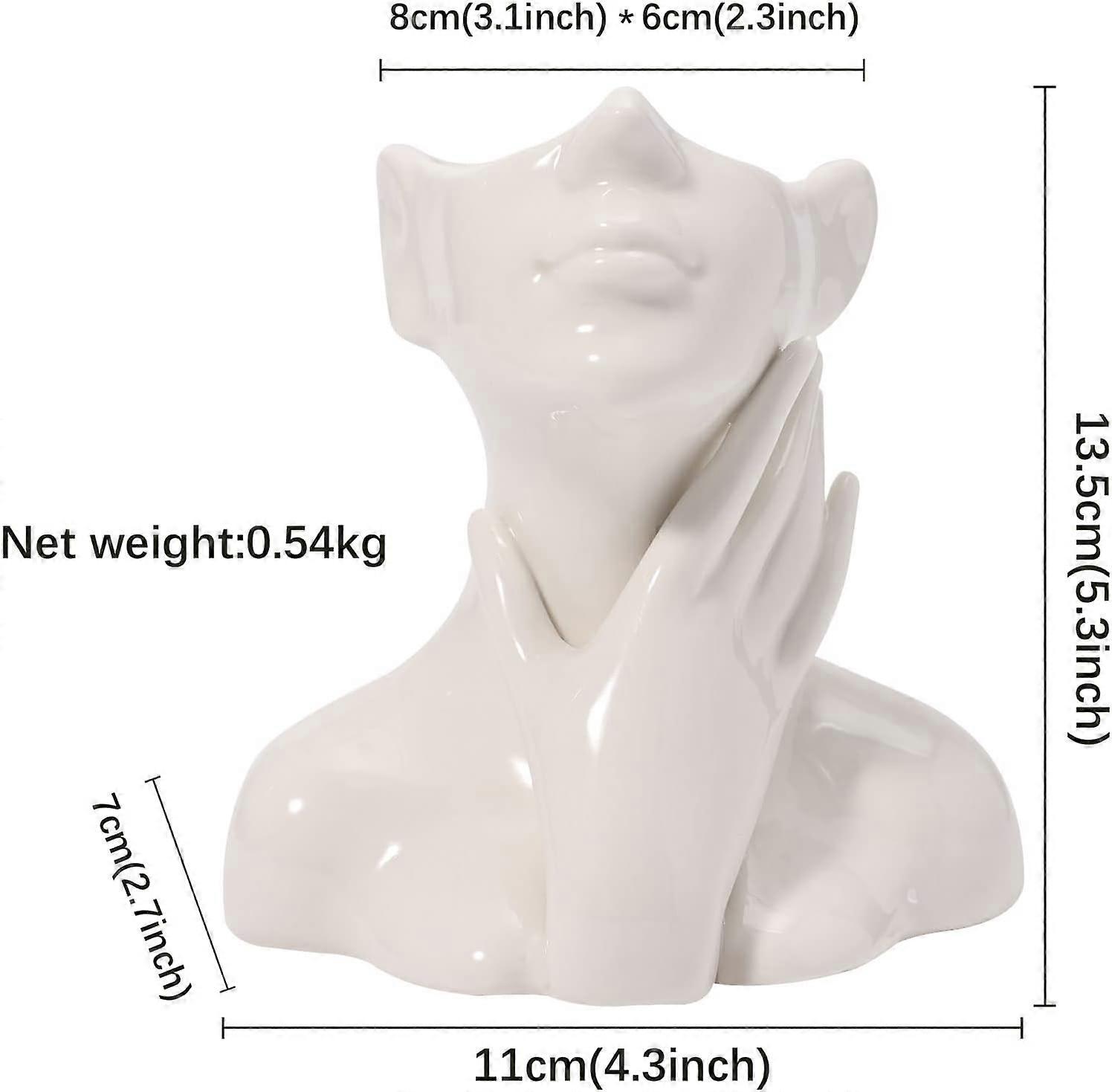 Body Vase Female Form Face Vase Head Vase Minimalism Nordic Style ...