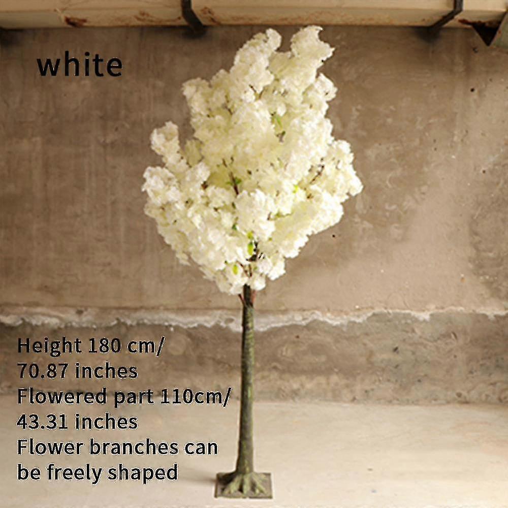 yougangg Artificial Cherry Tree Simulation Plant Fake Flower Tree ...