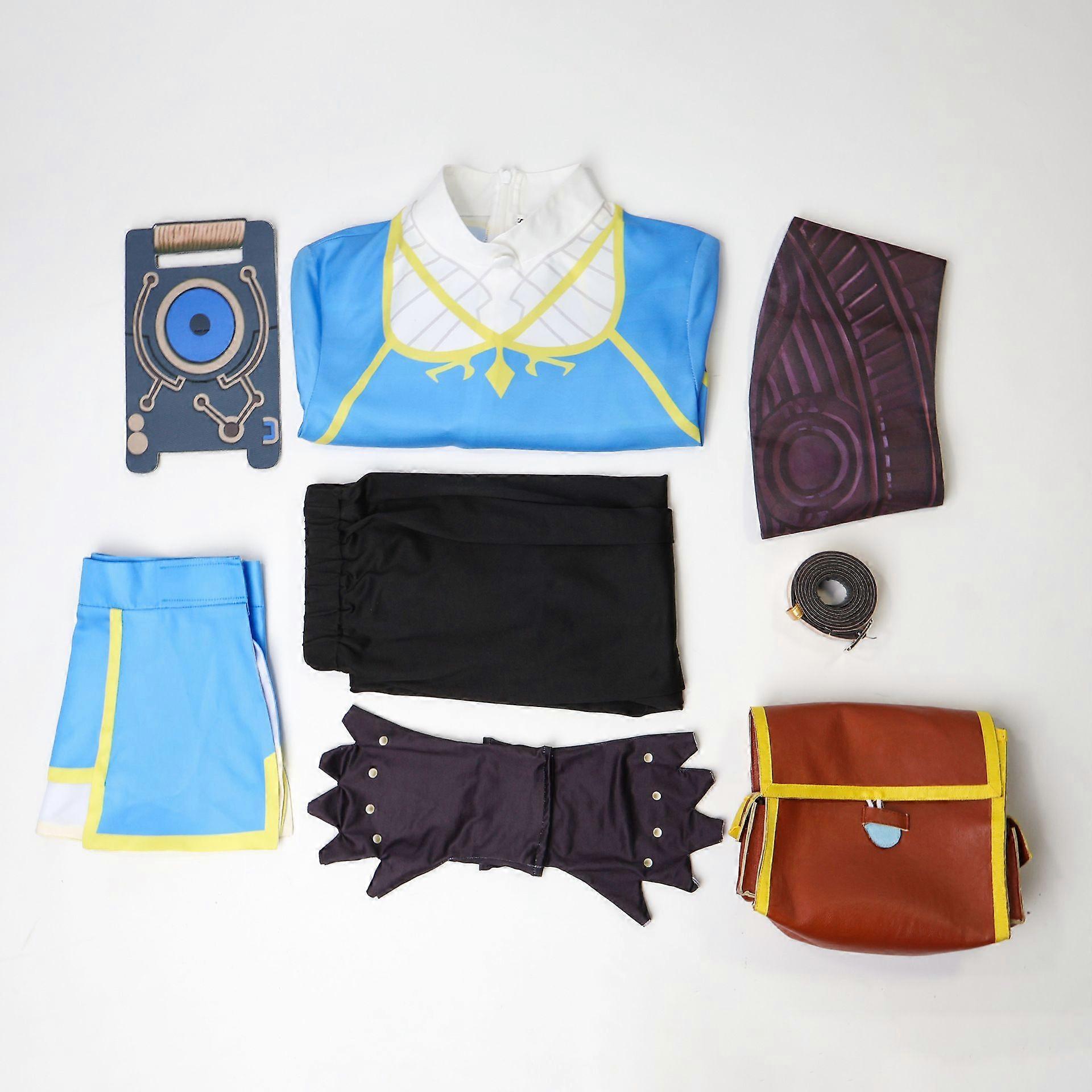 Cosplay clothing Anime costume Water Of The Kingdom Link Princess Zelda ...
