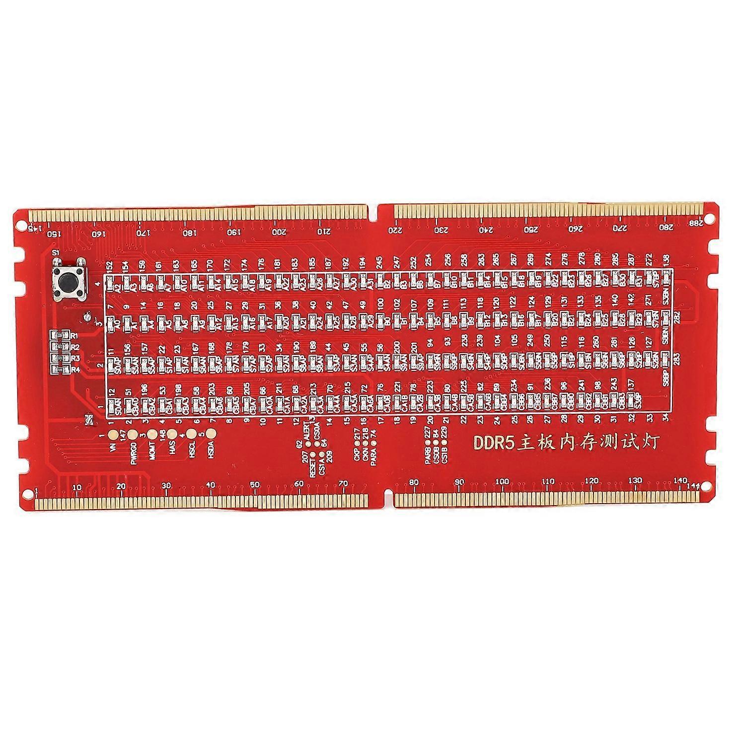 DDR5 Desktop Mainboard Test Card Memory Slot Tester Board with LED ...