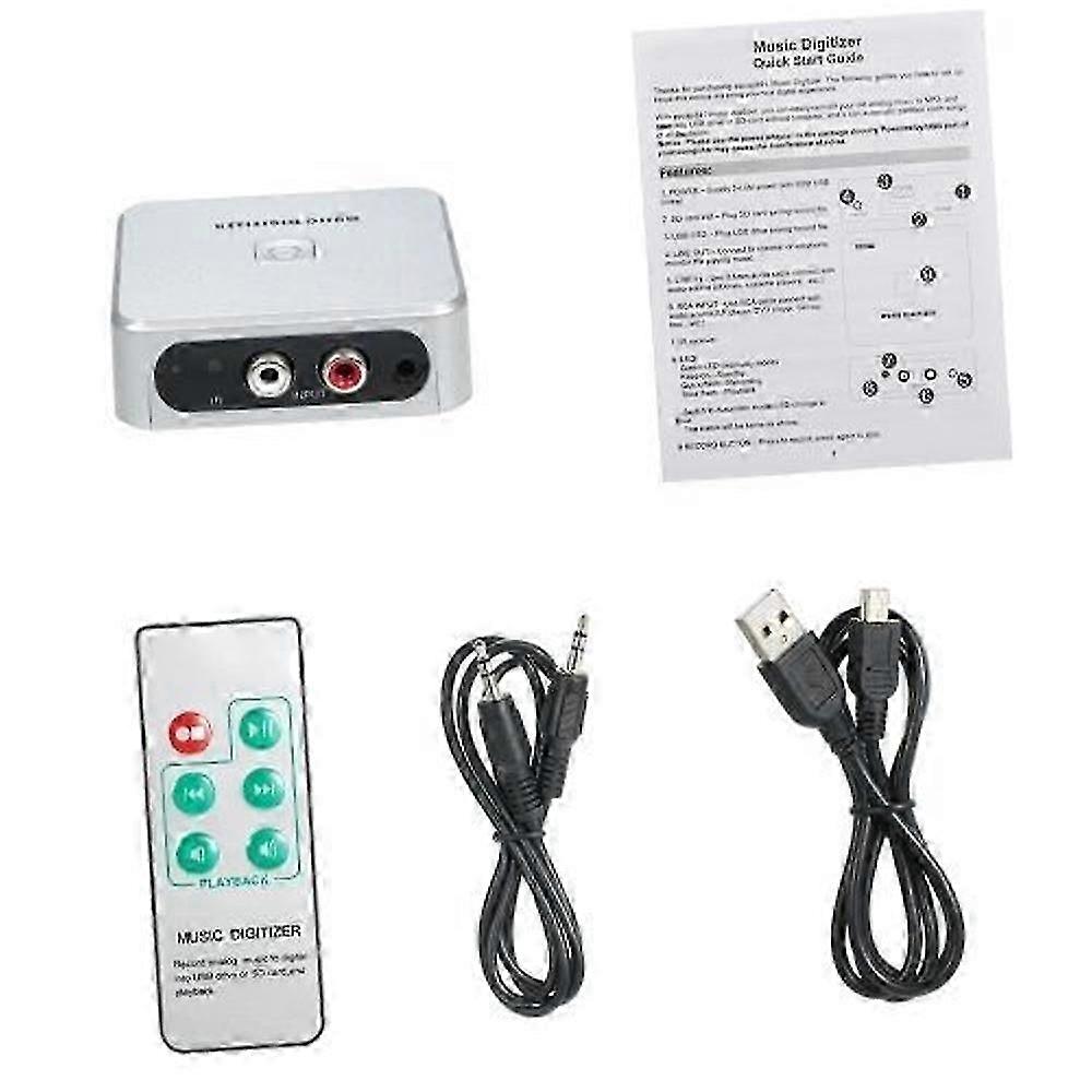 Digital MP3 Recorder Player with USB Port and SD Card Slot, IR Remote ...