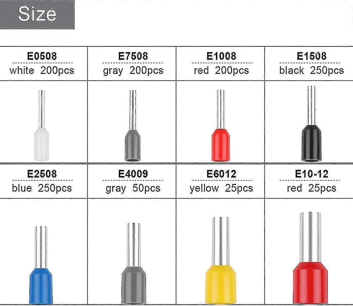 1200 Pieces Of Crimp-artery Sleeve Connector, Isolated Cable-pin End ...