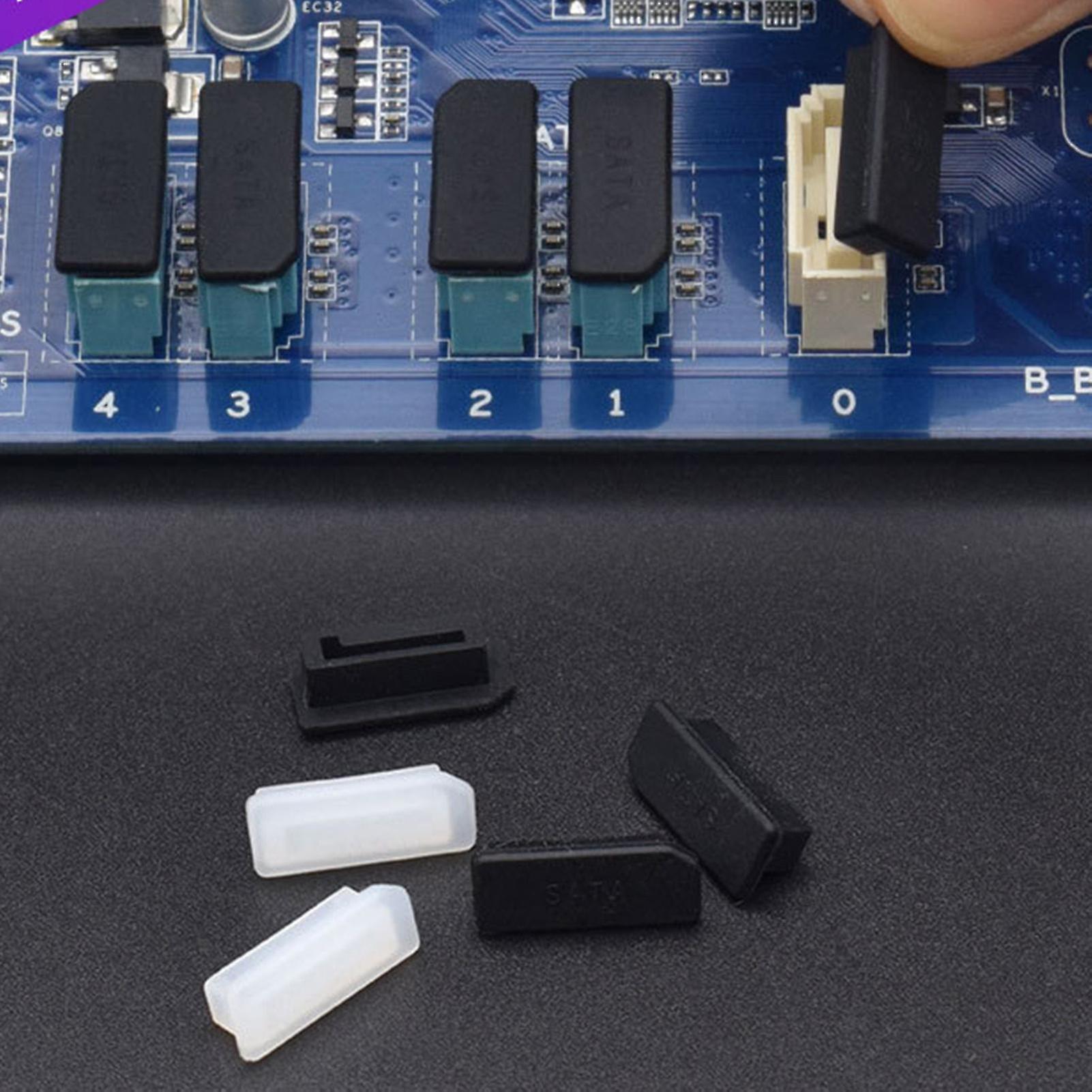5pcs Sata 2.0/3.0 Interface Dust Plug Dustproof Anti-dust Cover Cap For ...