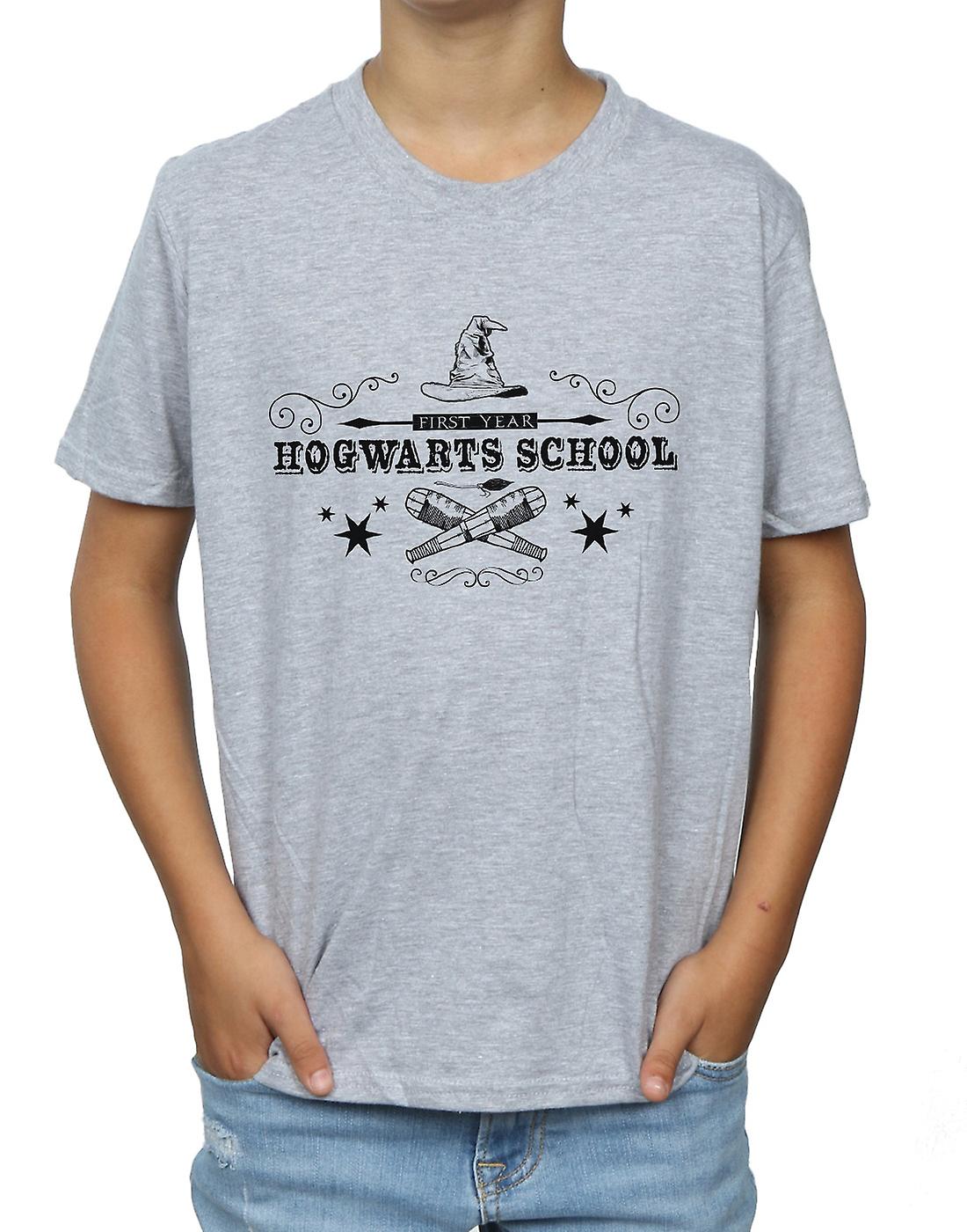 Harry Potter Boys Hogwarts First Year T-Shirt | Fruugo AU