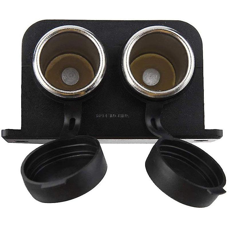 Cigarette Lighter Socket 12v Waterproof Dual Power Plug Outlet With ...