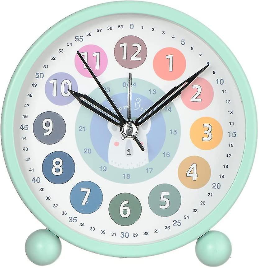 Kids Learning Alarm Clock For Boys/girls , Silent Small Cute Table ...