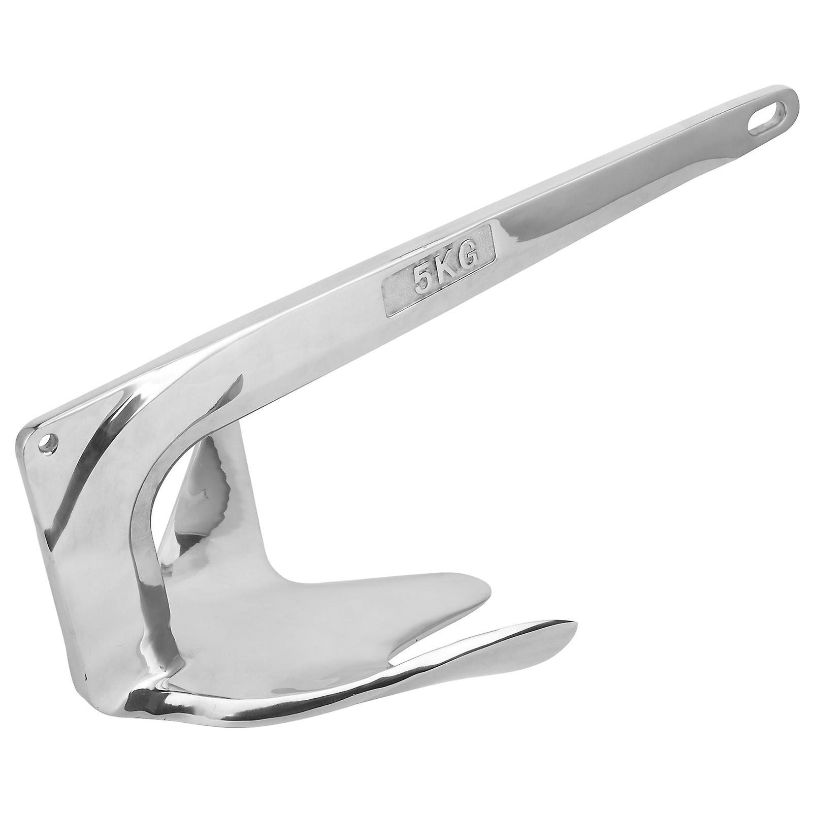 Claw Force Anchor 316 rustfrit stål Grapnel 11lb/5kg til jolle kajak ...