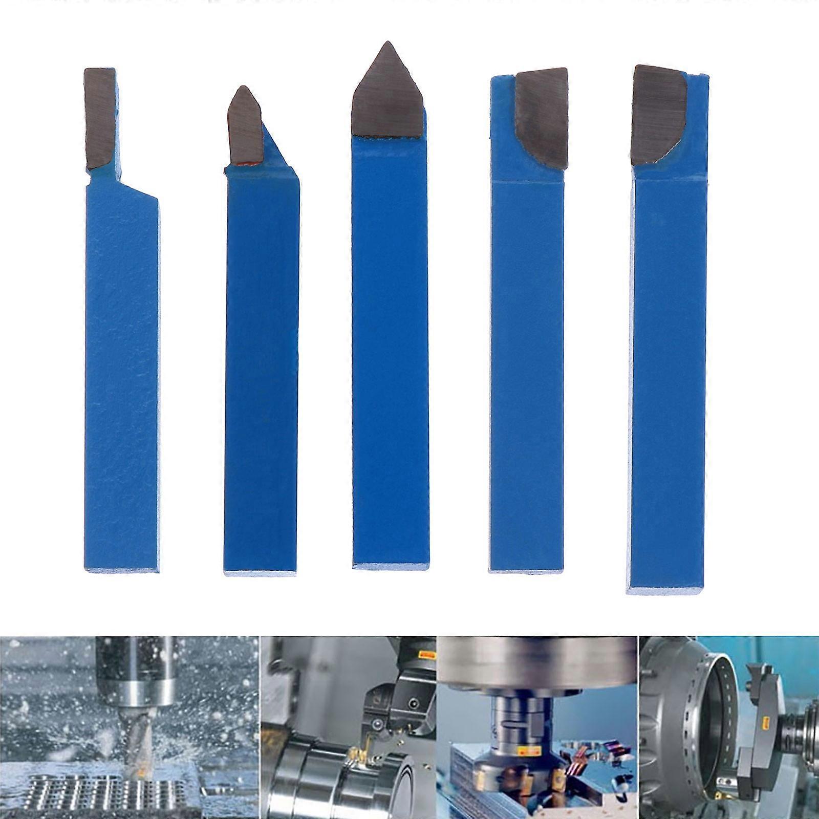 5pcs Turning Brazing?Tools Welding Lathe Cutters Tipped Cutters Tool ...