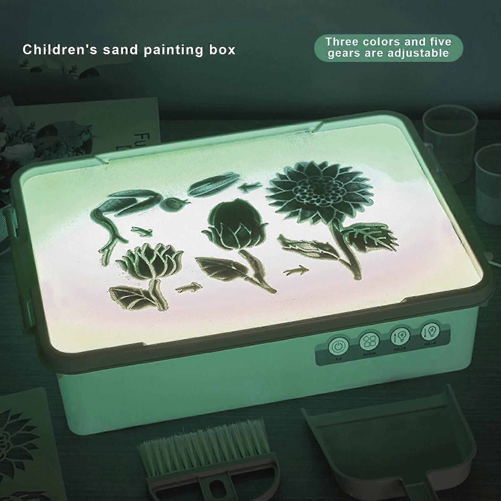 Light Table For Kids-Sand Painting Light Box Sand Art Light Table Toys ...