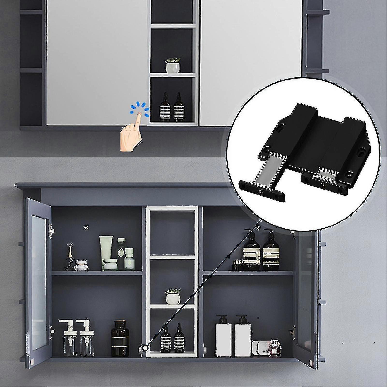 Magnetic Push Latch Heavy Duty Push To Open Abs Strong Suction Double ...