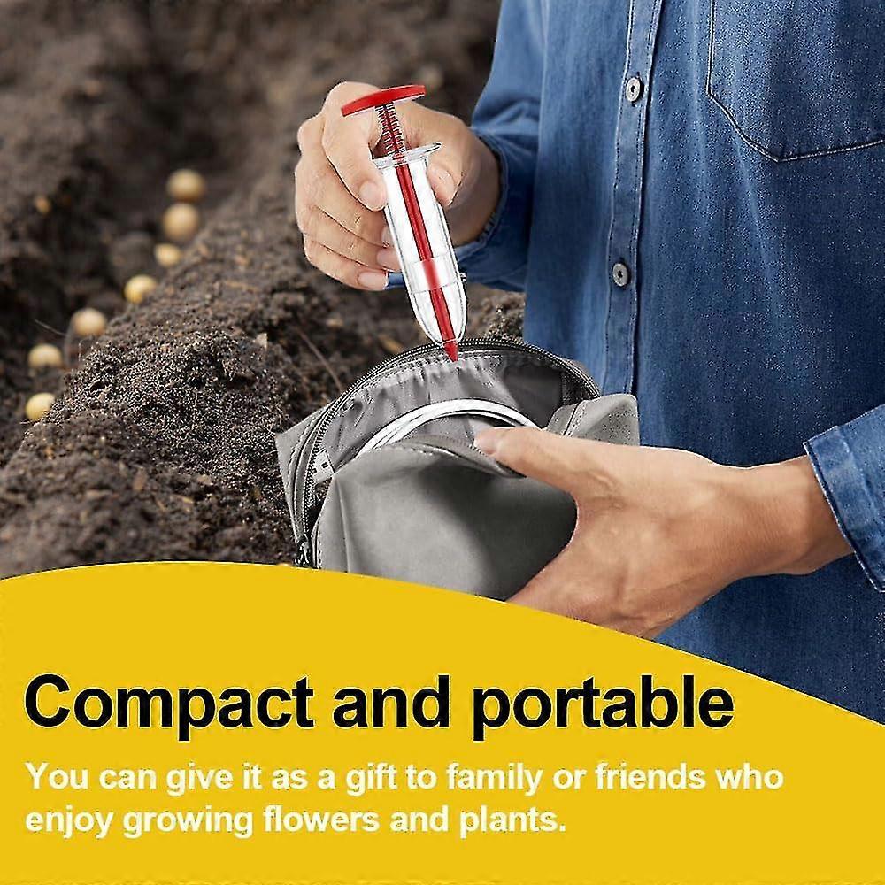 Mini Seed Spreader, 2024 New Mini Sowing Seed Dispenser, Small Seed ...