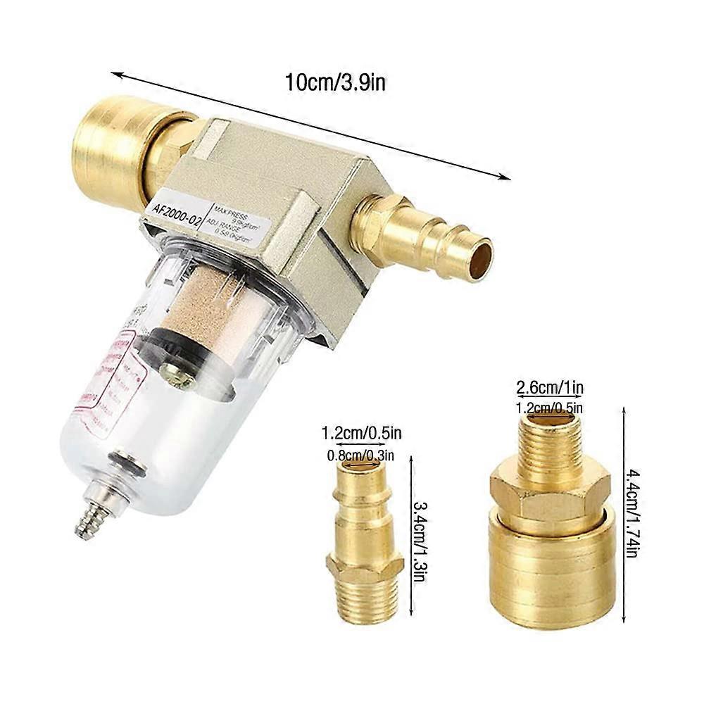 Compressed Air Filter, Compressed Air Water Separator 1/4, Water ...