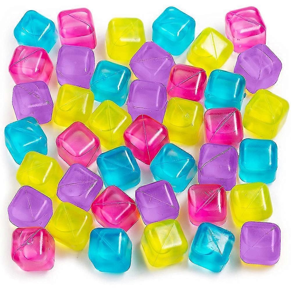 Reusable Ice Square, Refreezable Plastic Ice Square Reusable, for ...