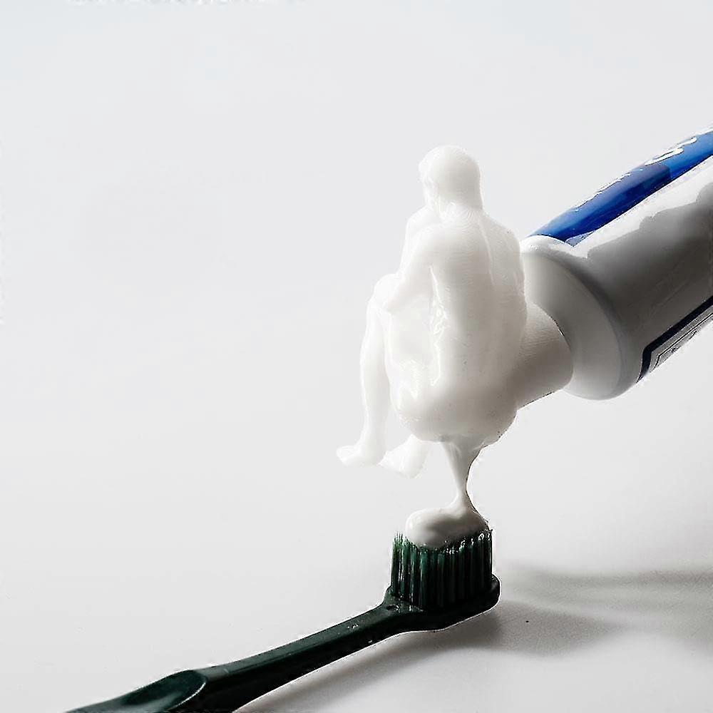 Pooping Thinker Butt Toothpaste Topper, Funny Toothpaste Cap Dispenser ...