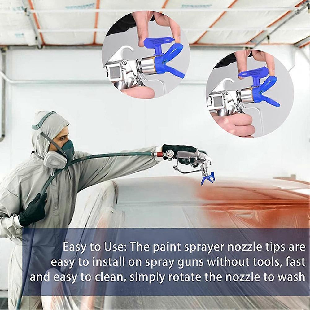 Airless Paint Nozzles Set,Reversible Spray Tips Airless Paint Sprayer ...