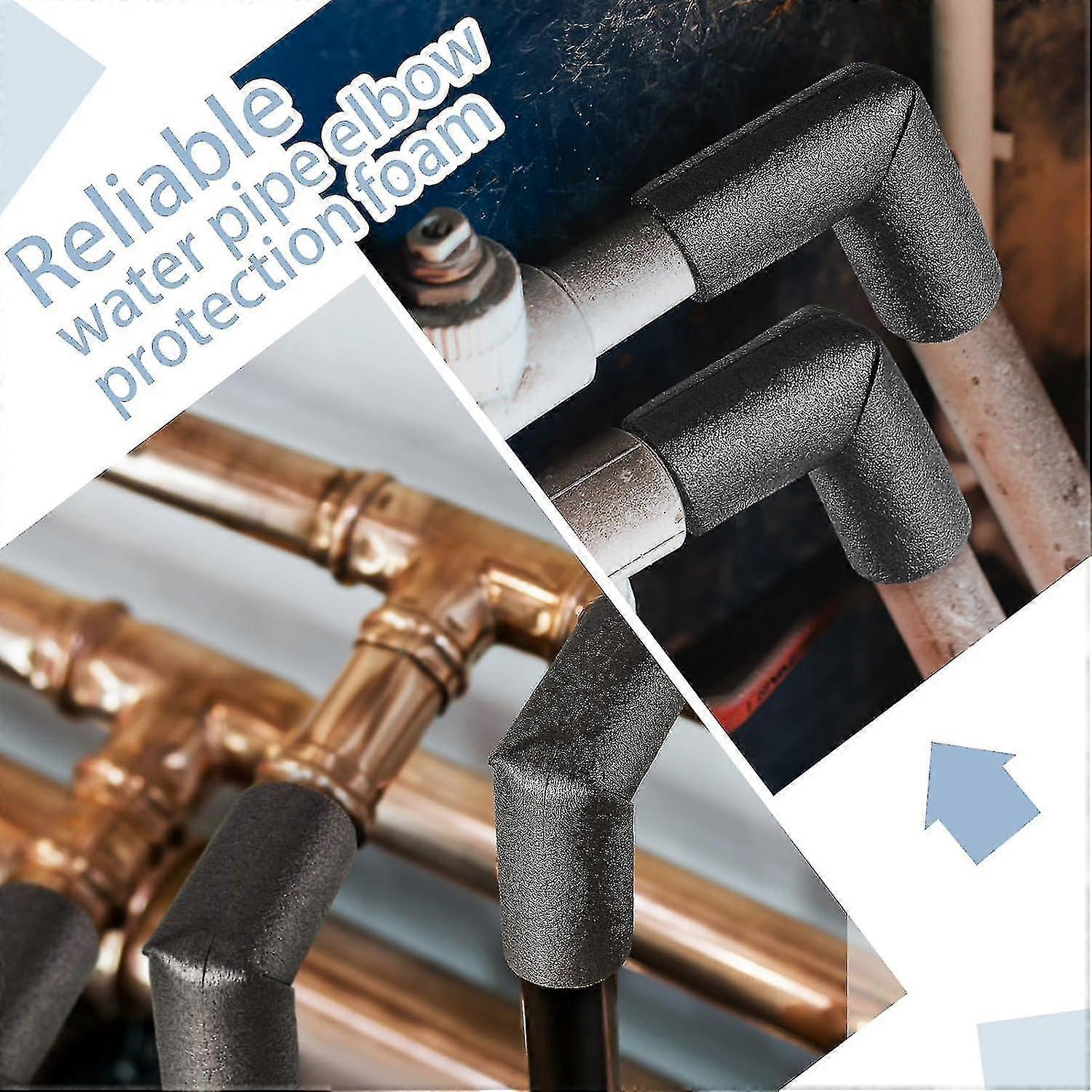 4 Pack Elbow Insulation Tubing Elbows Water Pipe Insulation Freeze ...