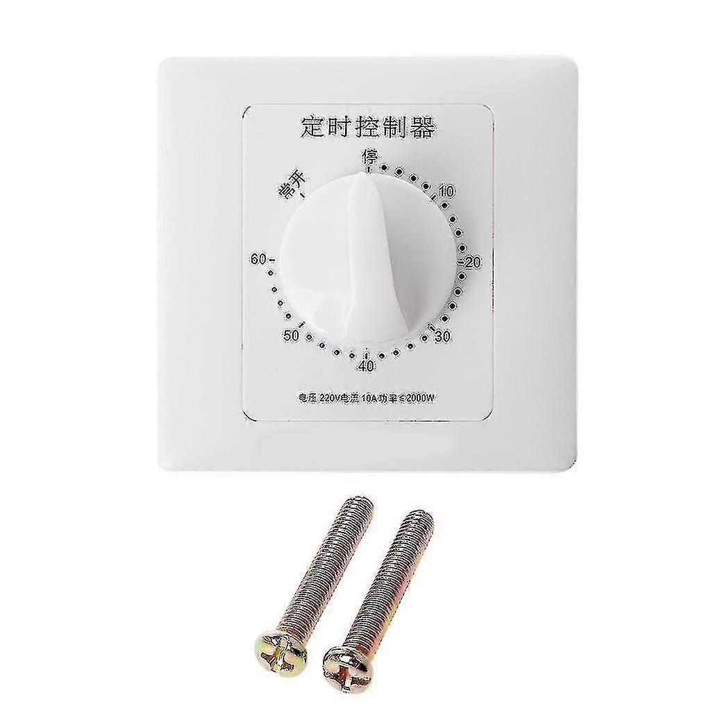 Ac 220v Timer Switch Control Pump Mechanical Countdown Control Interruptor 30/60 | Fruugo UK