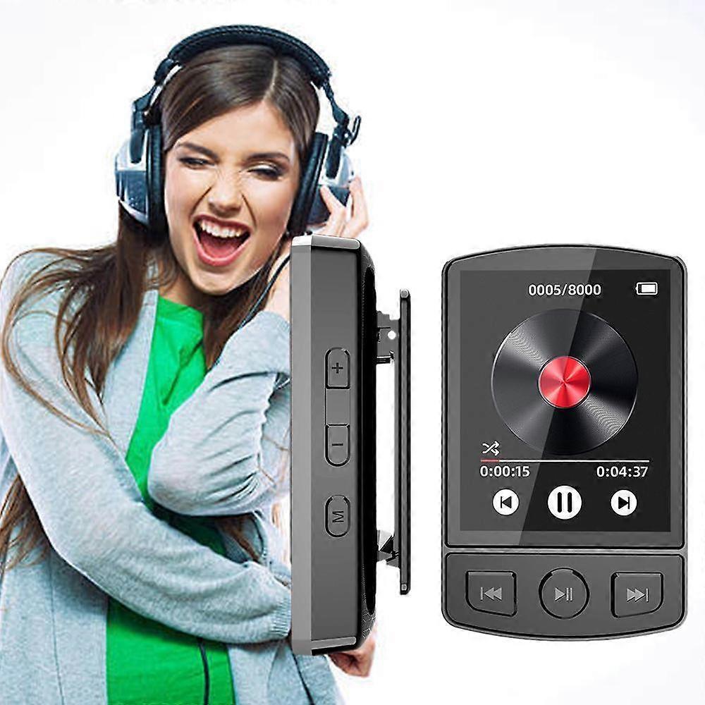 MP3 Player with Bluetooth 5.2, Mini HiFi-Music Player with Sport Clip ...