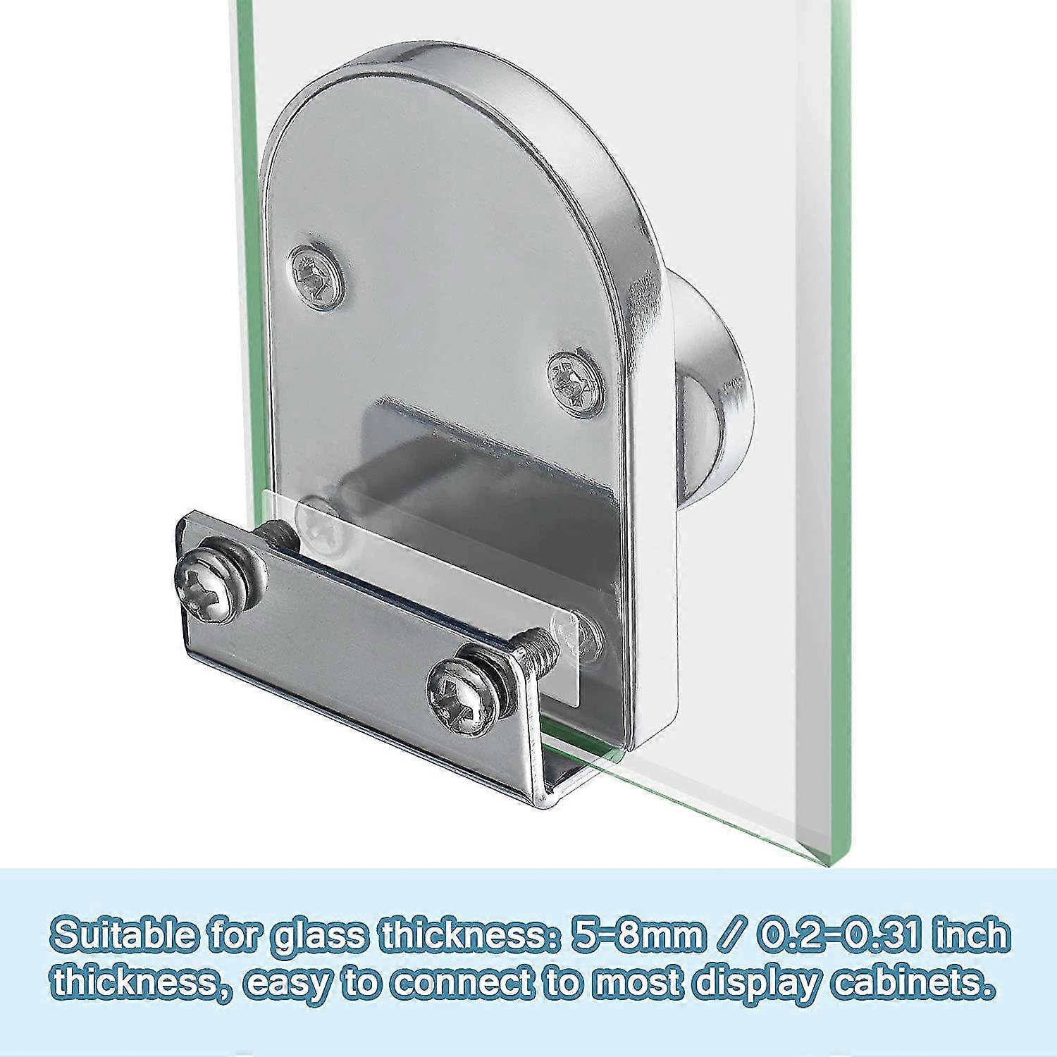 Glass Door Lock, 1 Pcs Cam Locks, Glass Door Cabinet Showcase Security ...