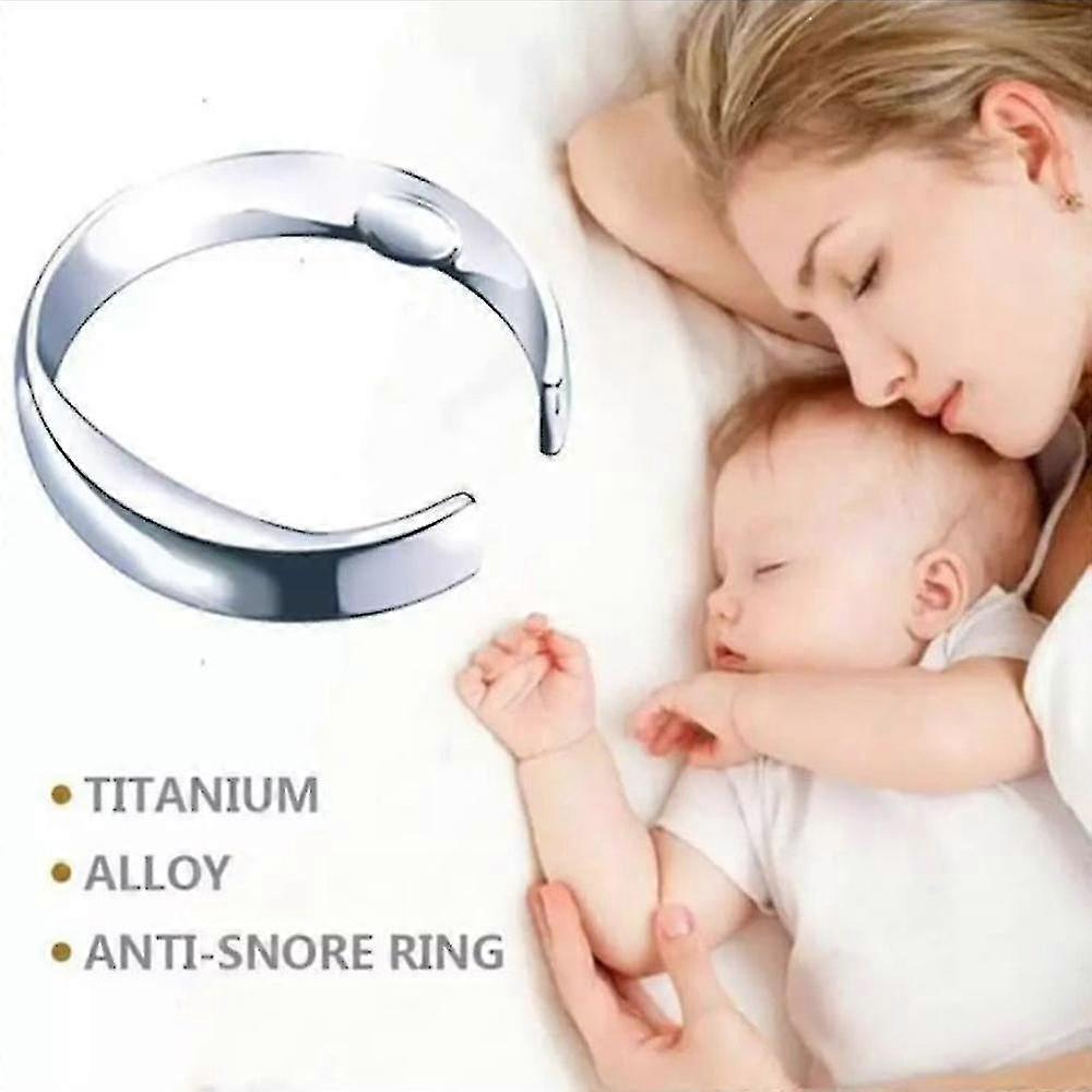 Adjustable Anti Snore Ring - Acupressure Apnea Sleeping Aid Tool ...