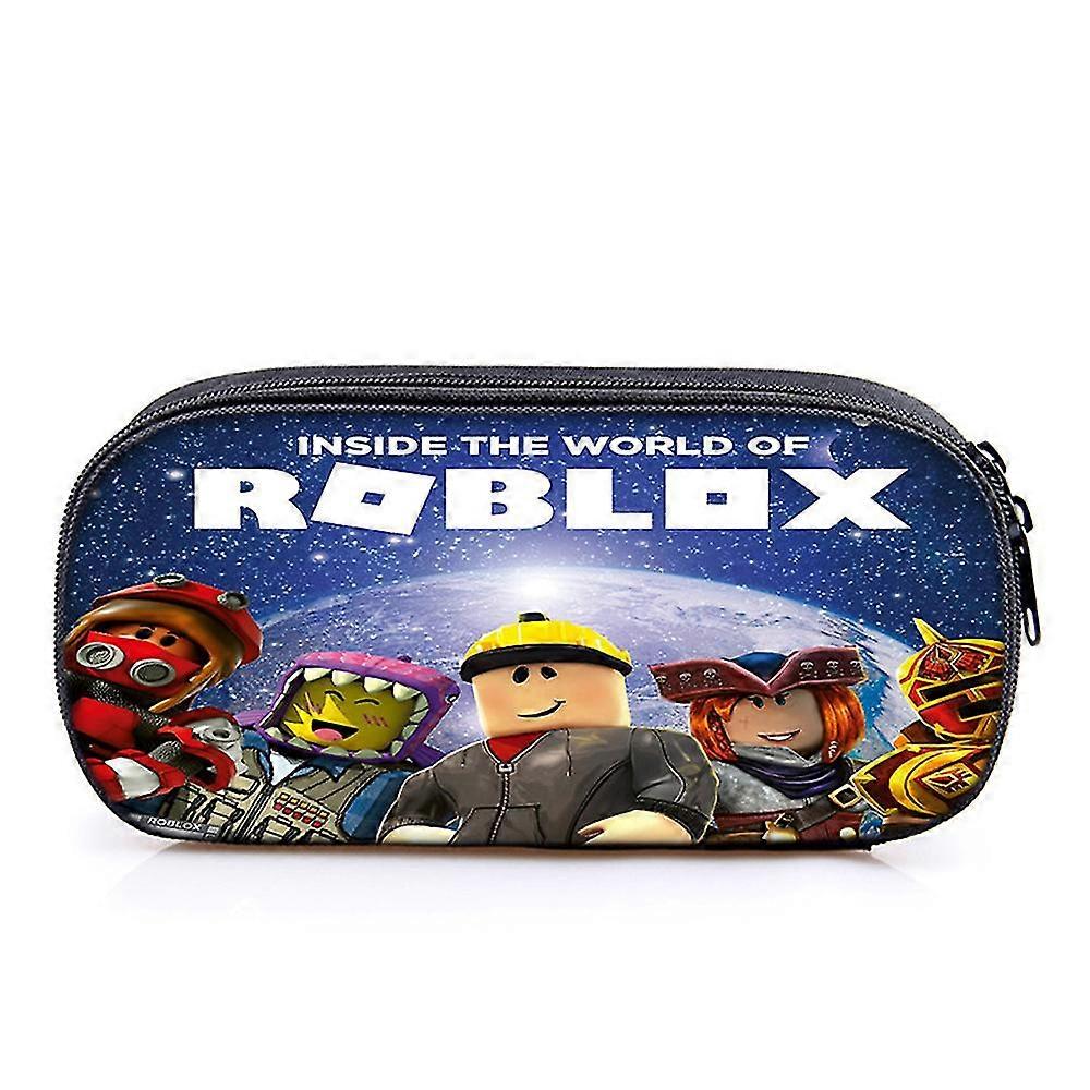 Roblox Printed Boys Girls Large Capacity Pencil Case Pen Bag Student ...