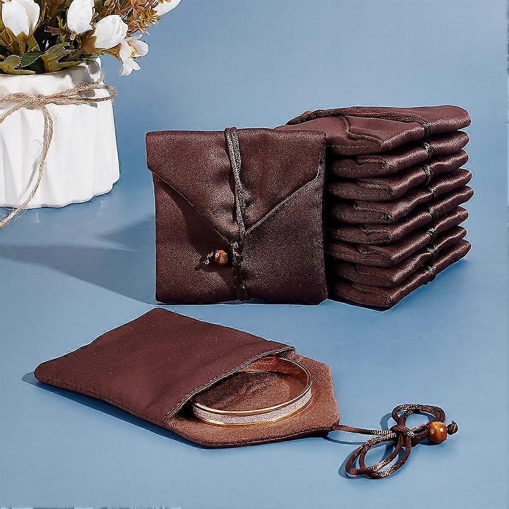 10 Pcs Cloth Jewelry Bags, Rectangle Velvet Jewelry Storage Pouches ...