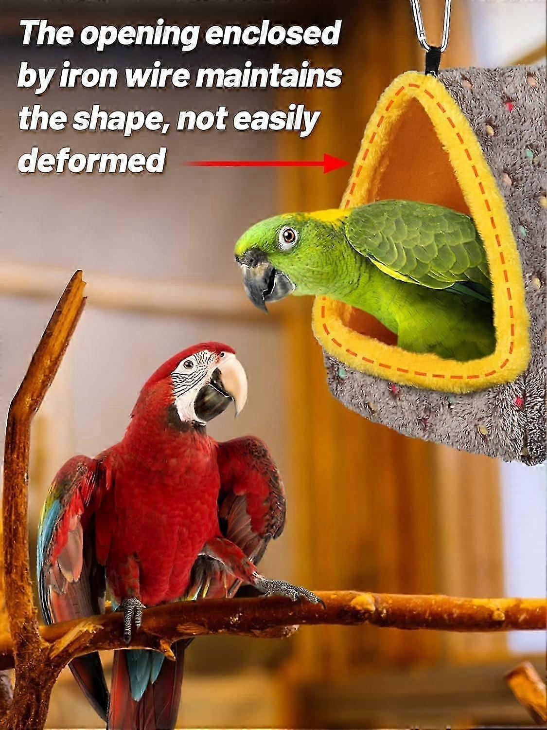 Large Winter Warm Bird Nest House, Comfortable Bird Bed for Cage with ...