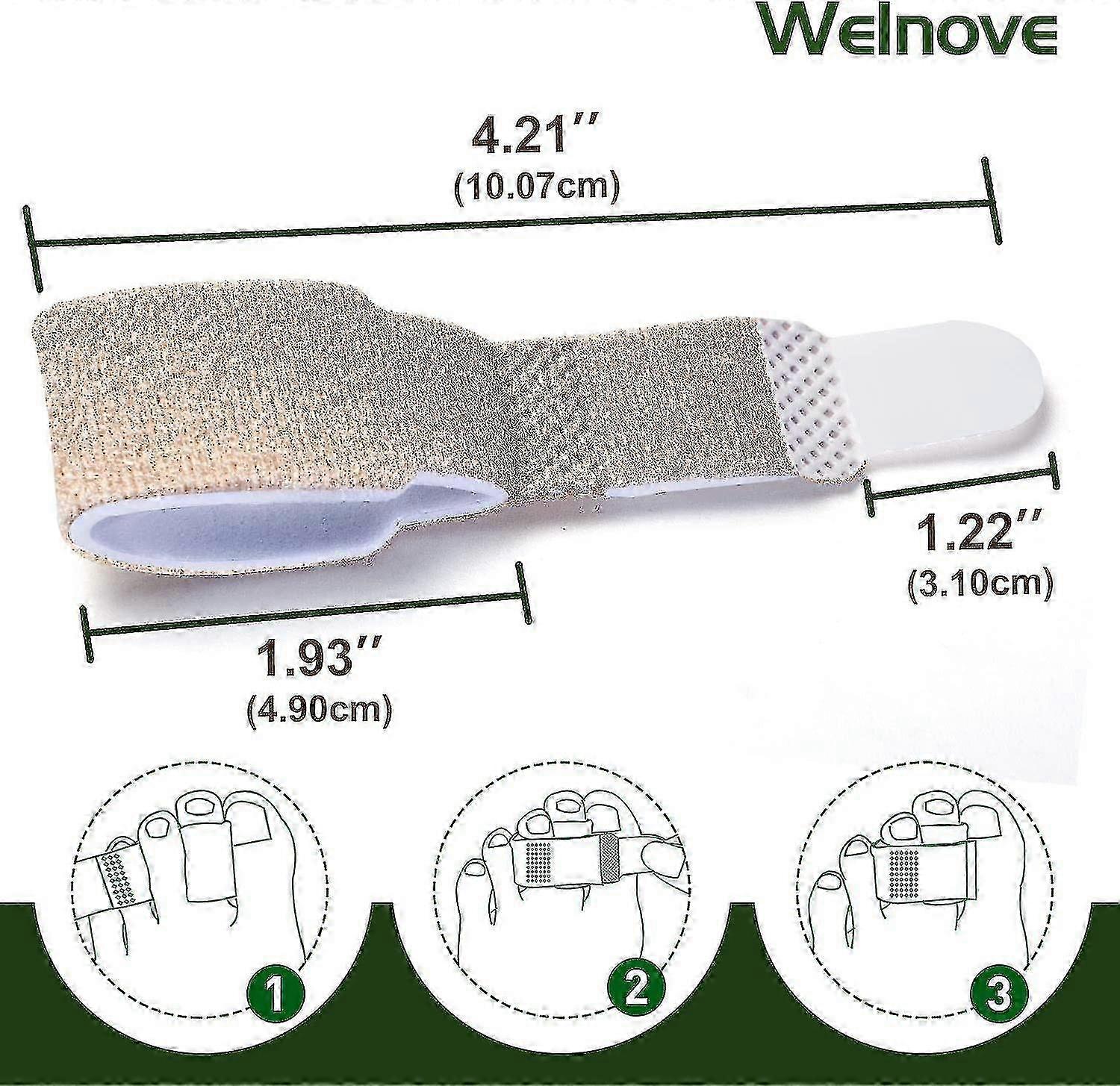 6-Piece Hammer Toe Straightener for Correcting Hammer, Broken, Crooked ...