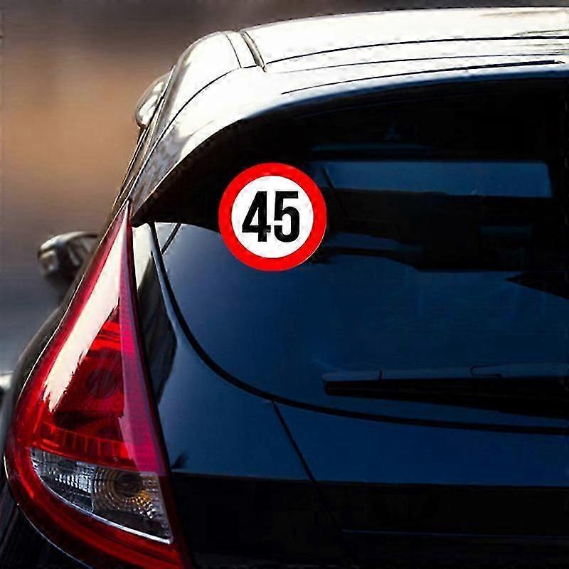 Fashion Creative Speed Limit 45 Km Car Sticker Pvc Personality ...