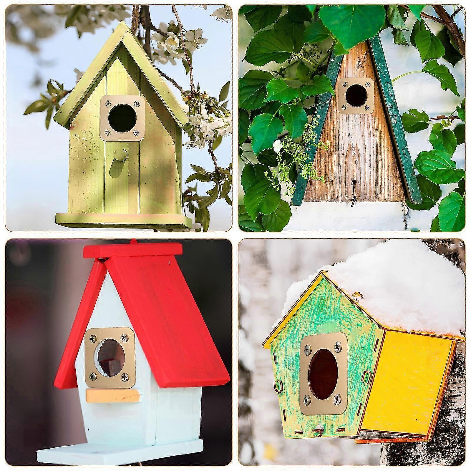 8 Pcs Bluebird House Predator Guards Bird House Hole Protector Copper ...