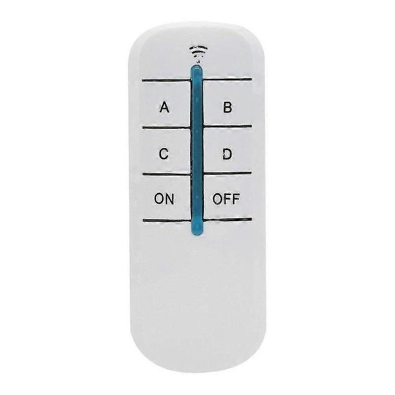 4-way wireless remote control switch 220V digital wall receiver ...