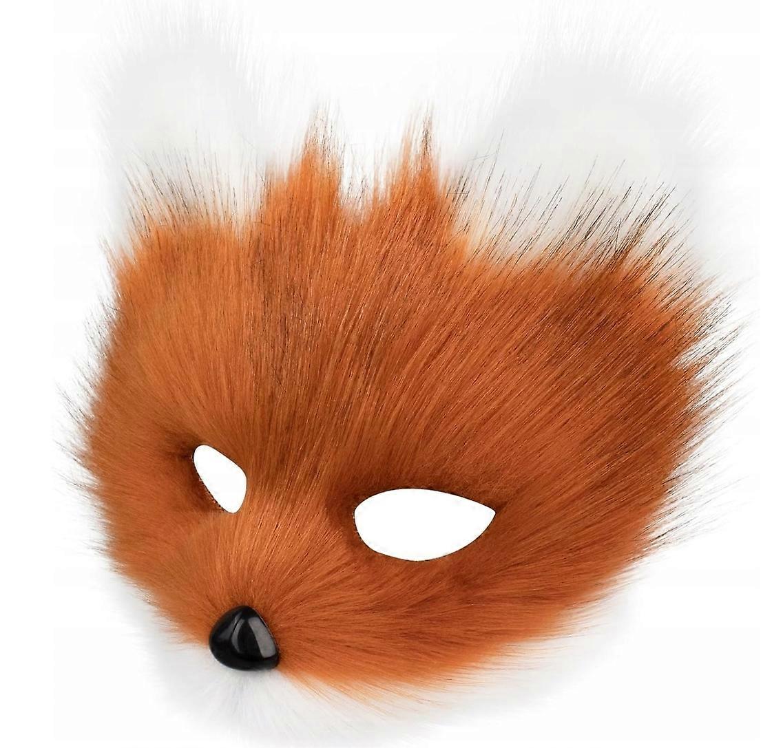 Cosplay Mask Furry Tail Paw Mittens Wolf Fox Furry Set Of 3pcs | Fruugo UK