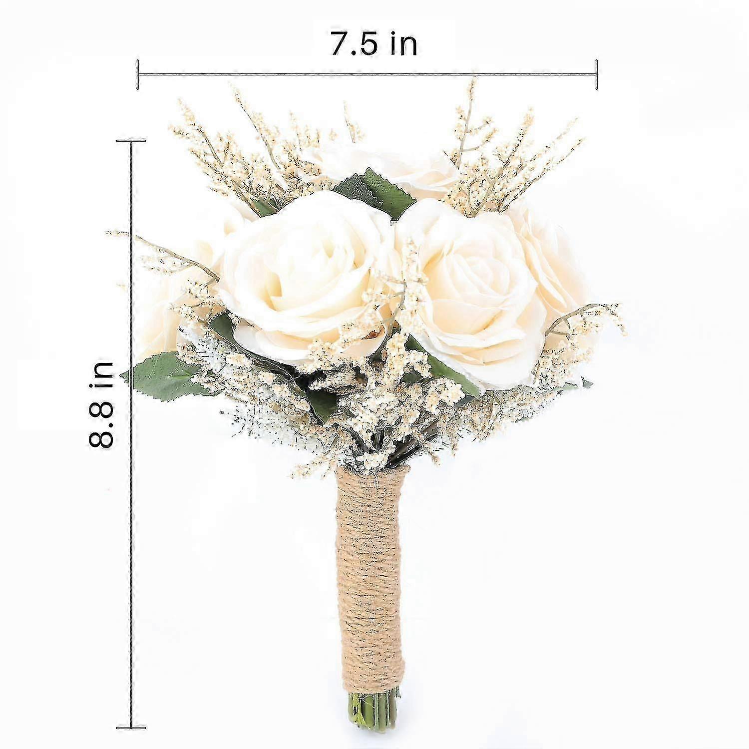 2023 - Wedding Romantic Bouquet Bridesmaid Bouquet Artificial Flower ...