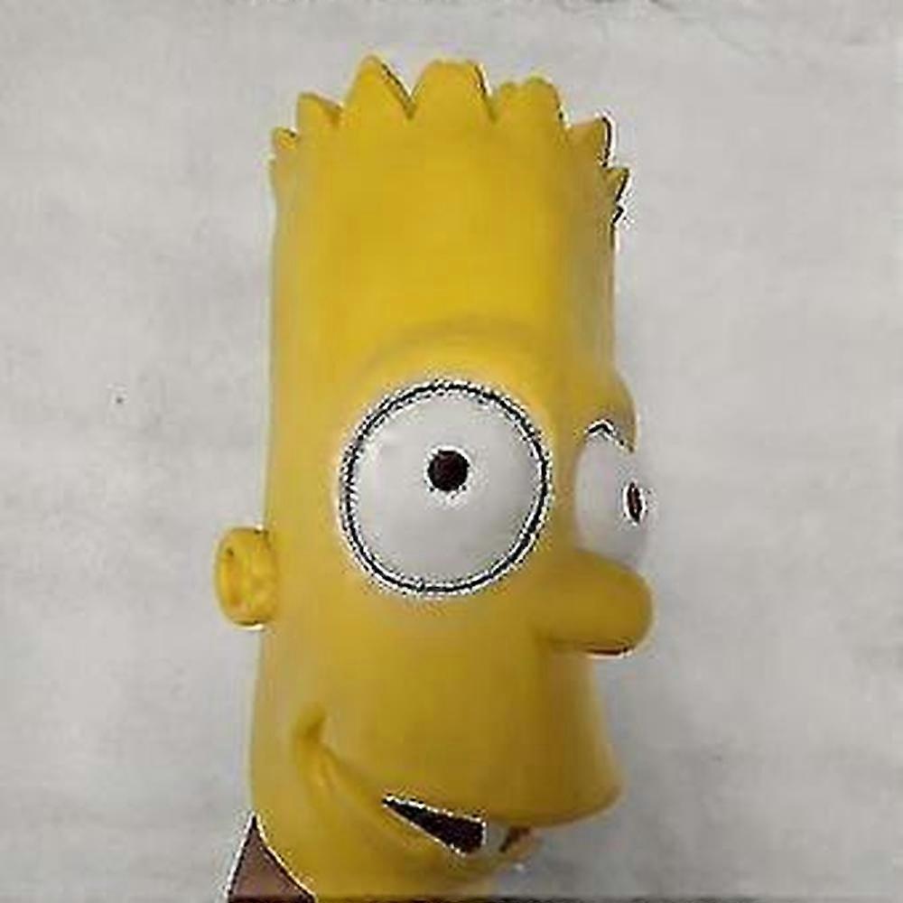 The Simpsons Bart Latex Halloween Costume Mask for Adults | Fruugo UK