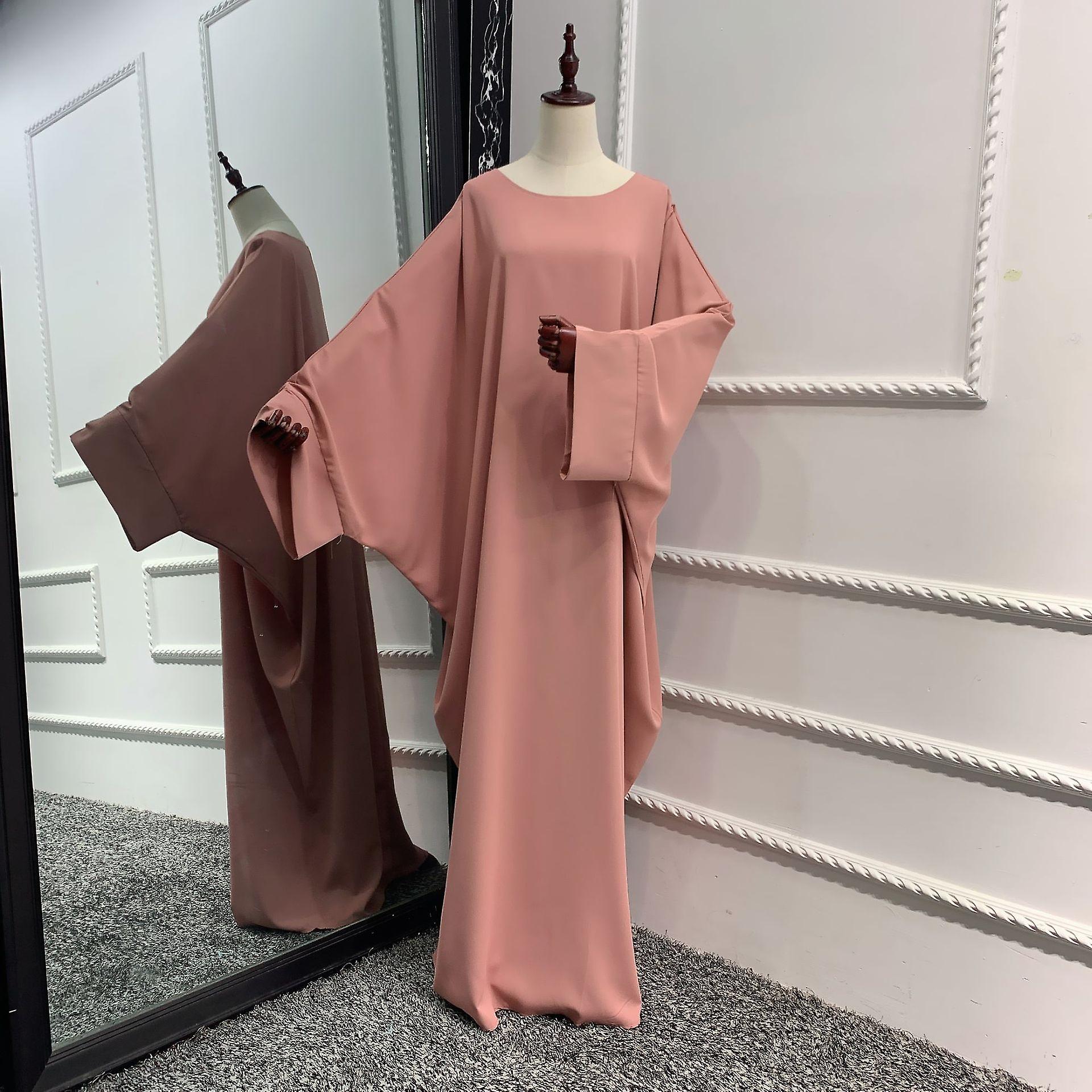 Eid Muslim Dress Women Hijab Abaya Caftan Marocain Long Robe Femme Musulmane Islamic Clothes ...