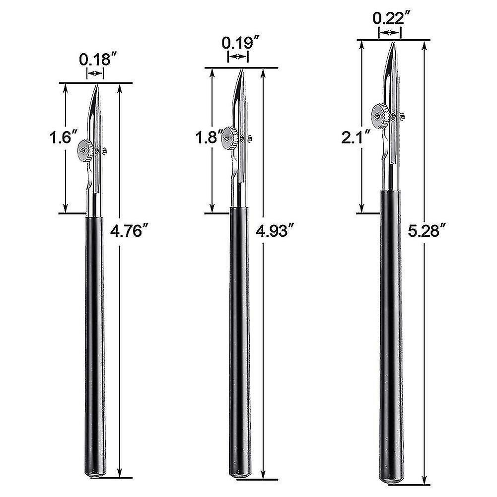 3 Sizes Art Ruling Pen Set, 3 Packs Cross-hinged Fine Line Masking ...