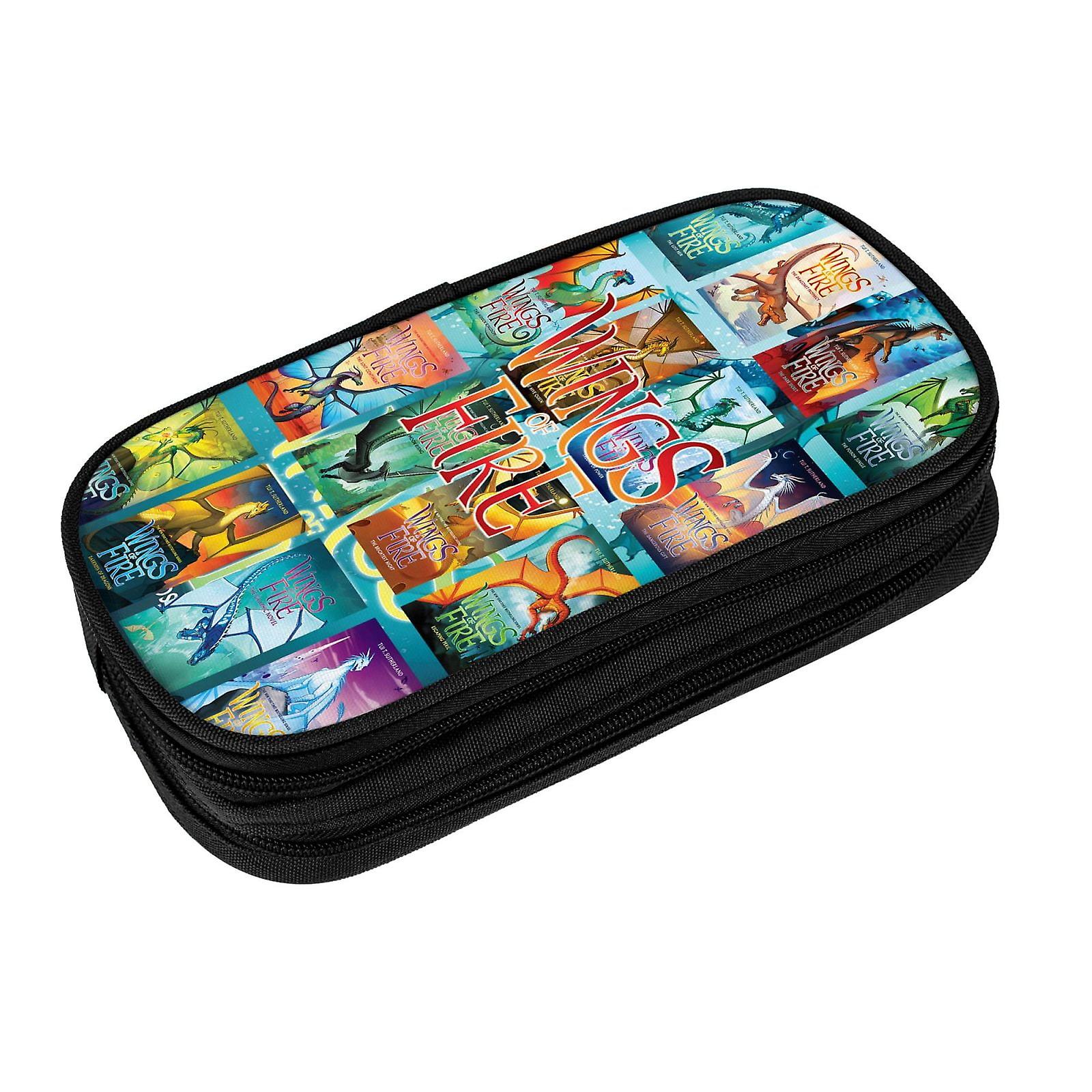 Dragon Wings Of Fire Pencil Case, Large Capacity Pencil Pouch ...