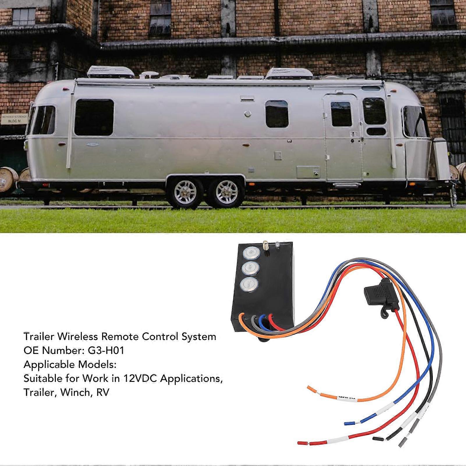 12V Trailer Wireless Remote Control System G3H01 Auto Time Out ...