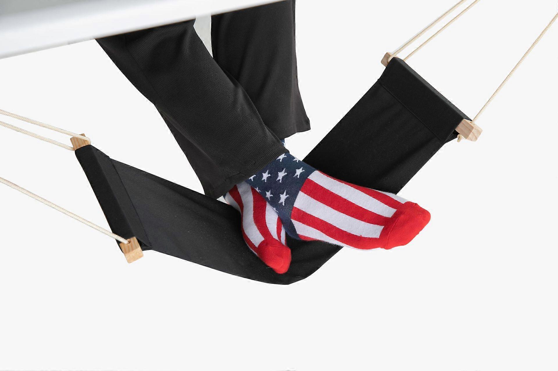 Foot Hammock Under Desk Footrest | Adjustable Office Foot Rest Under ...
