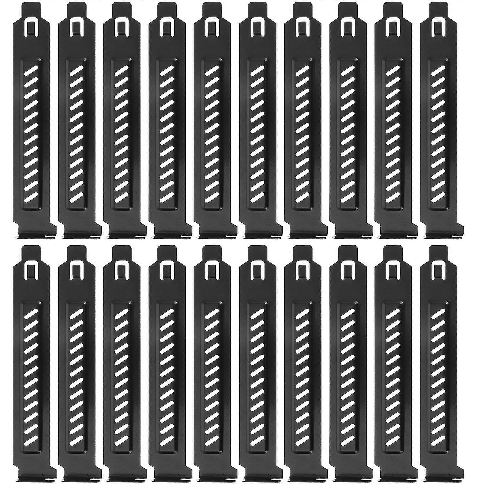 20 PCS Rgb Computer Case PCI Expansion Blank Plate Slot Cover Computer ...