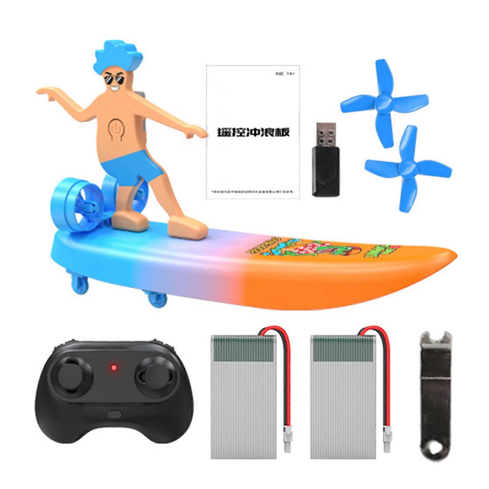 2 in 1 Remote Control Boat 2.4G RC-Surfer Water Surfboard Land Water ...