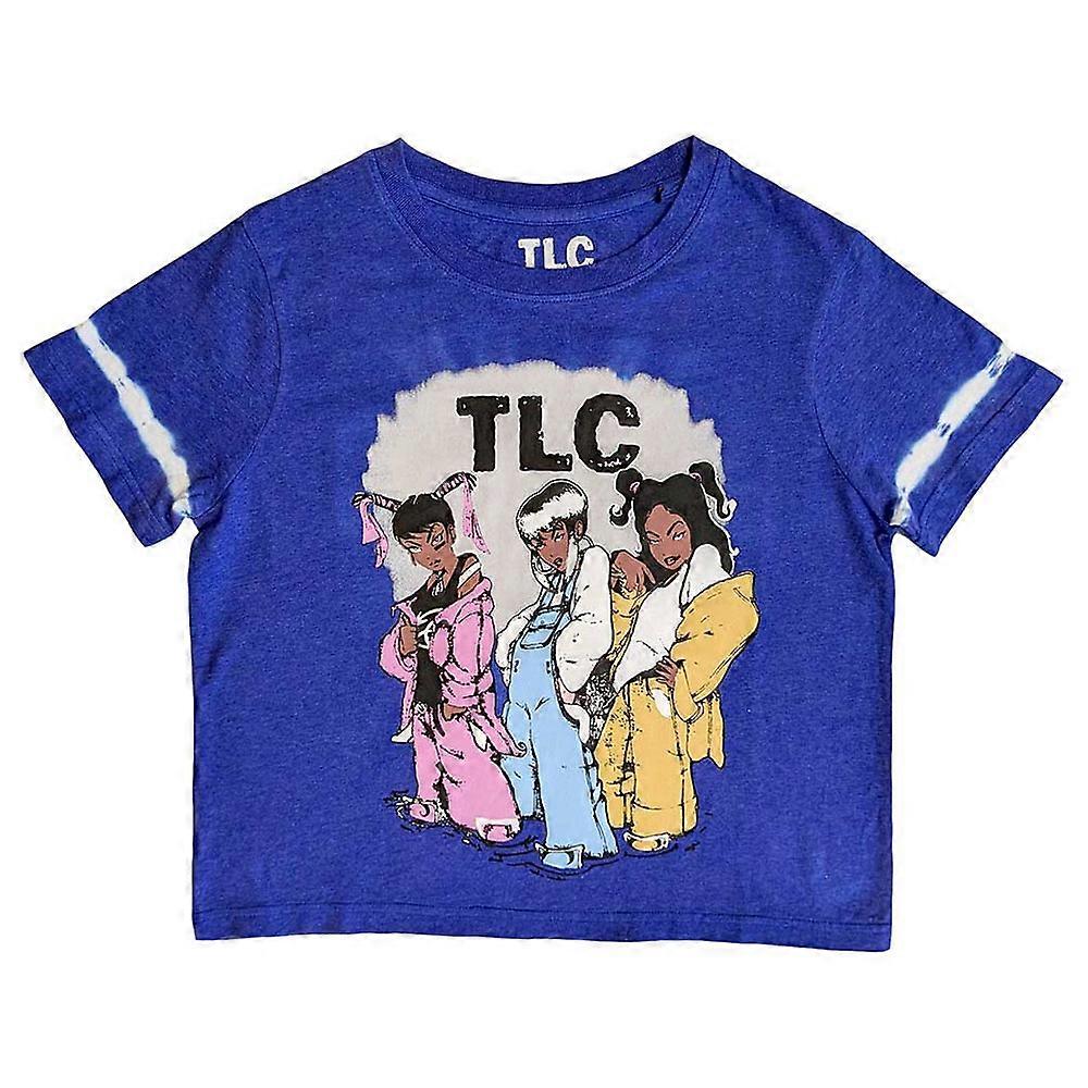 TLC Cartoon Group logo Crop Top T Shirt | Fruugo UK