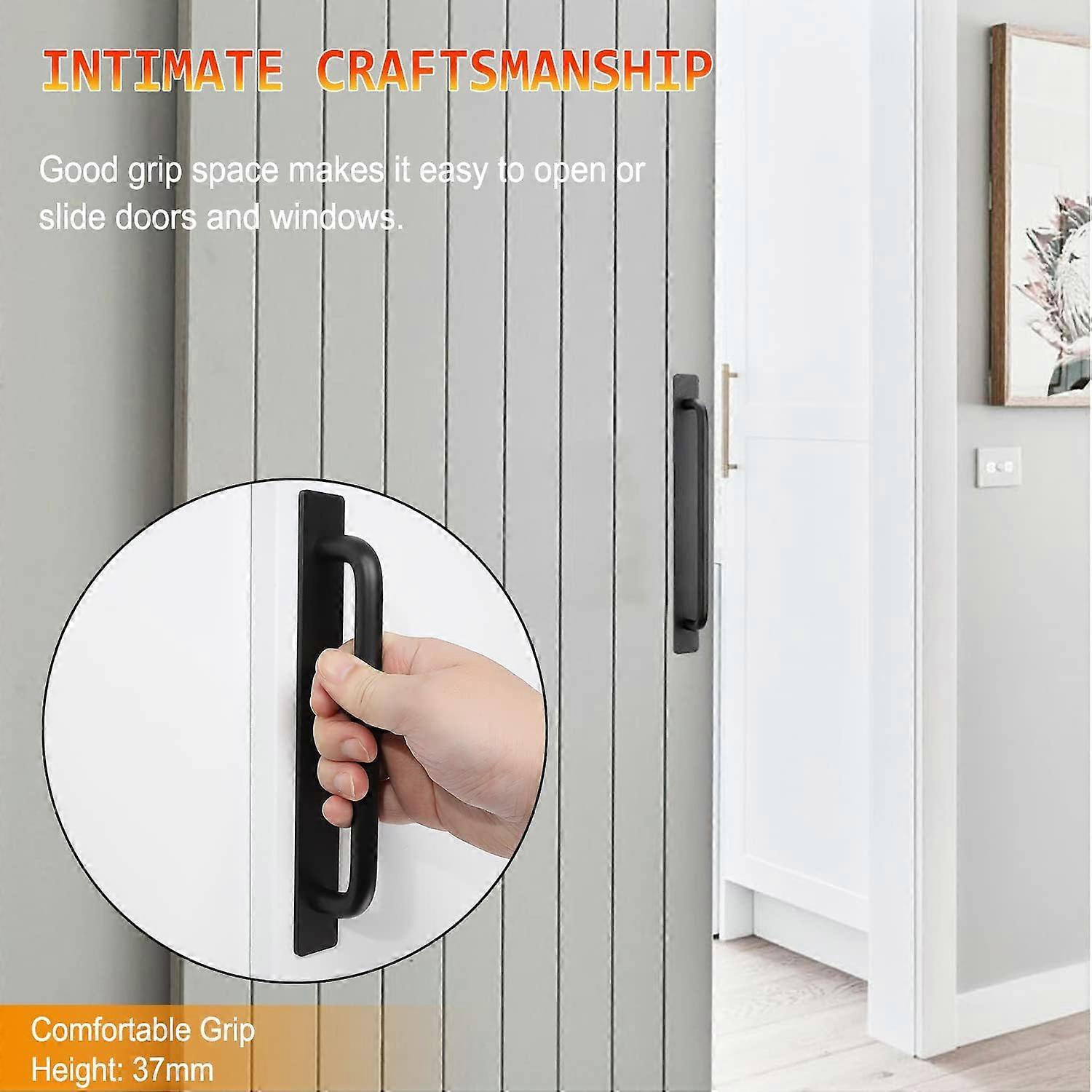 Aluminum alloy door knob handle solid non-punching anti-theft door ...