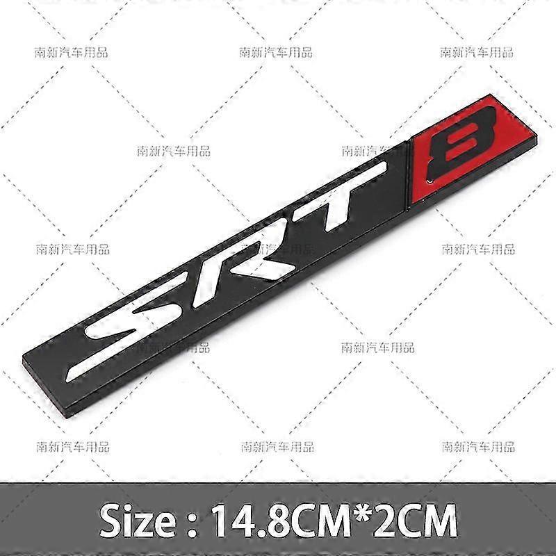 Metal 3D SRT6 SRT8 SRT10 SXT6 SXT8 SXT10 Badge Car Rear Trunk Emblem ...